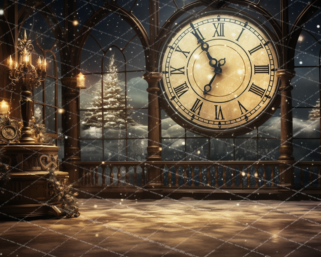 North Pole Clock 2 - PKP – PKP PROPS & DECOR